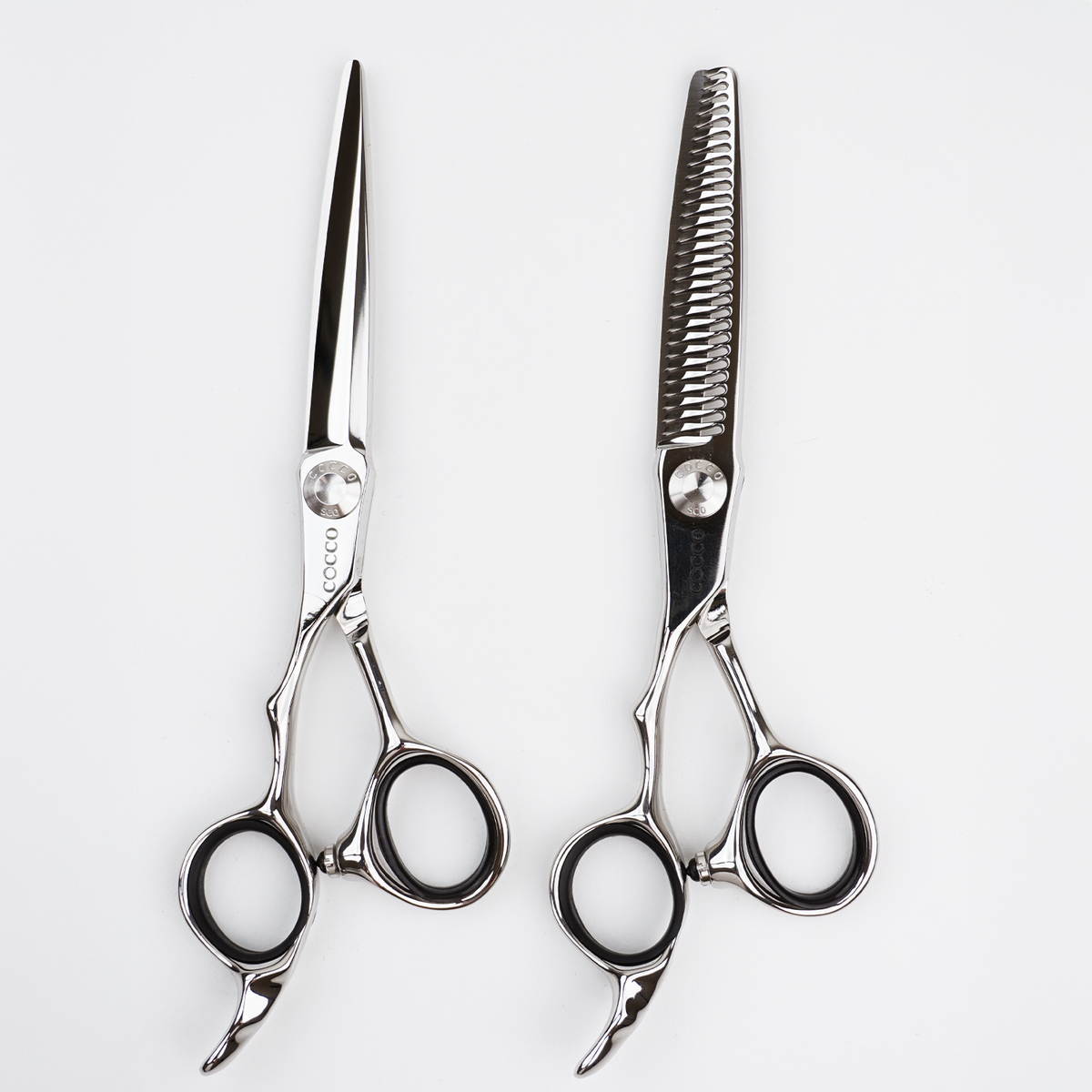 Cocco Super Cobalt 6" Shears w/ Case-Left Handed + Thinning Shears ...