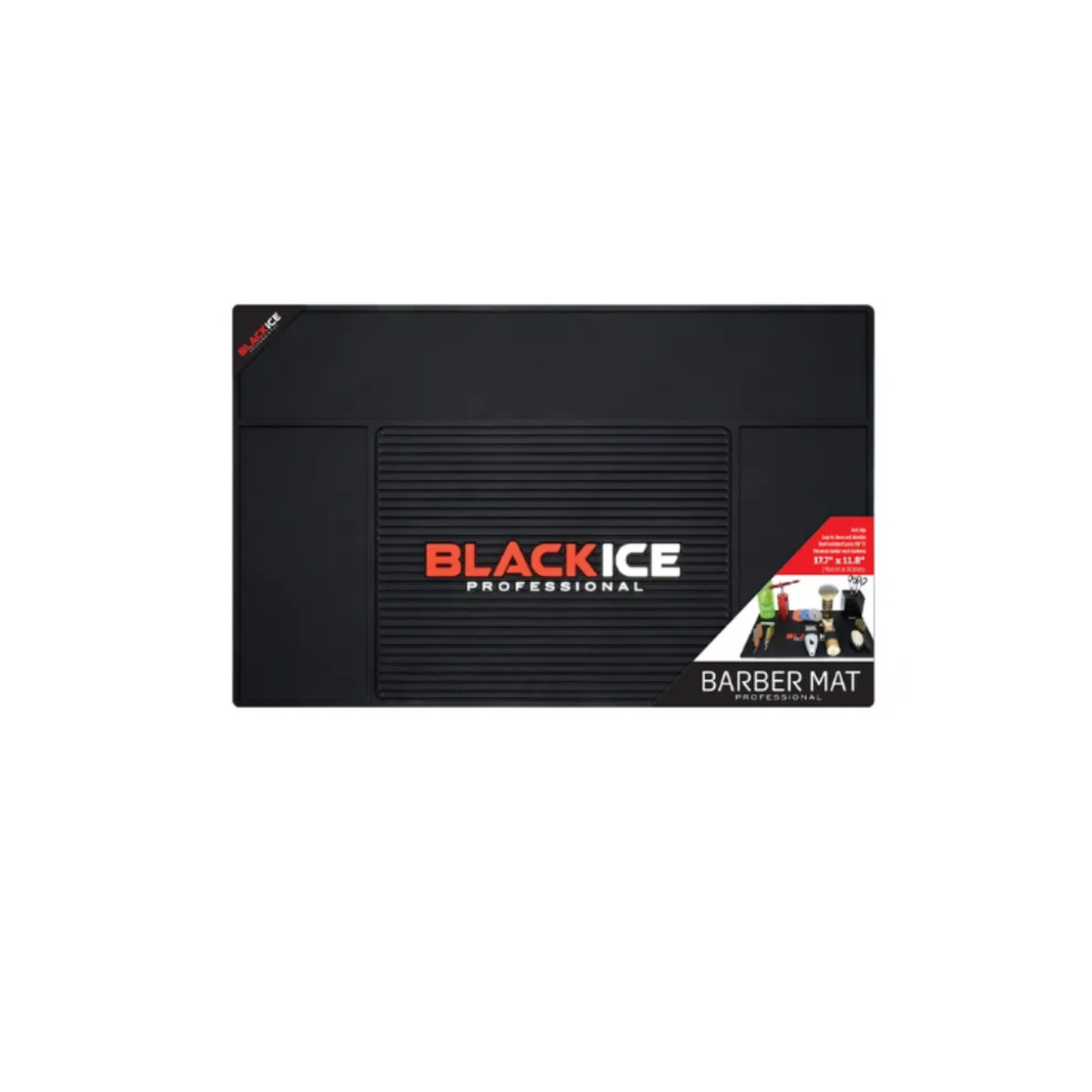 Black Ice Barber Mat Small – Empire Barber Supply