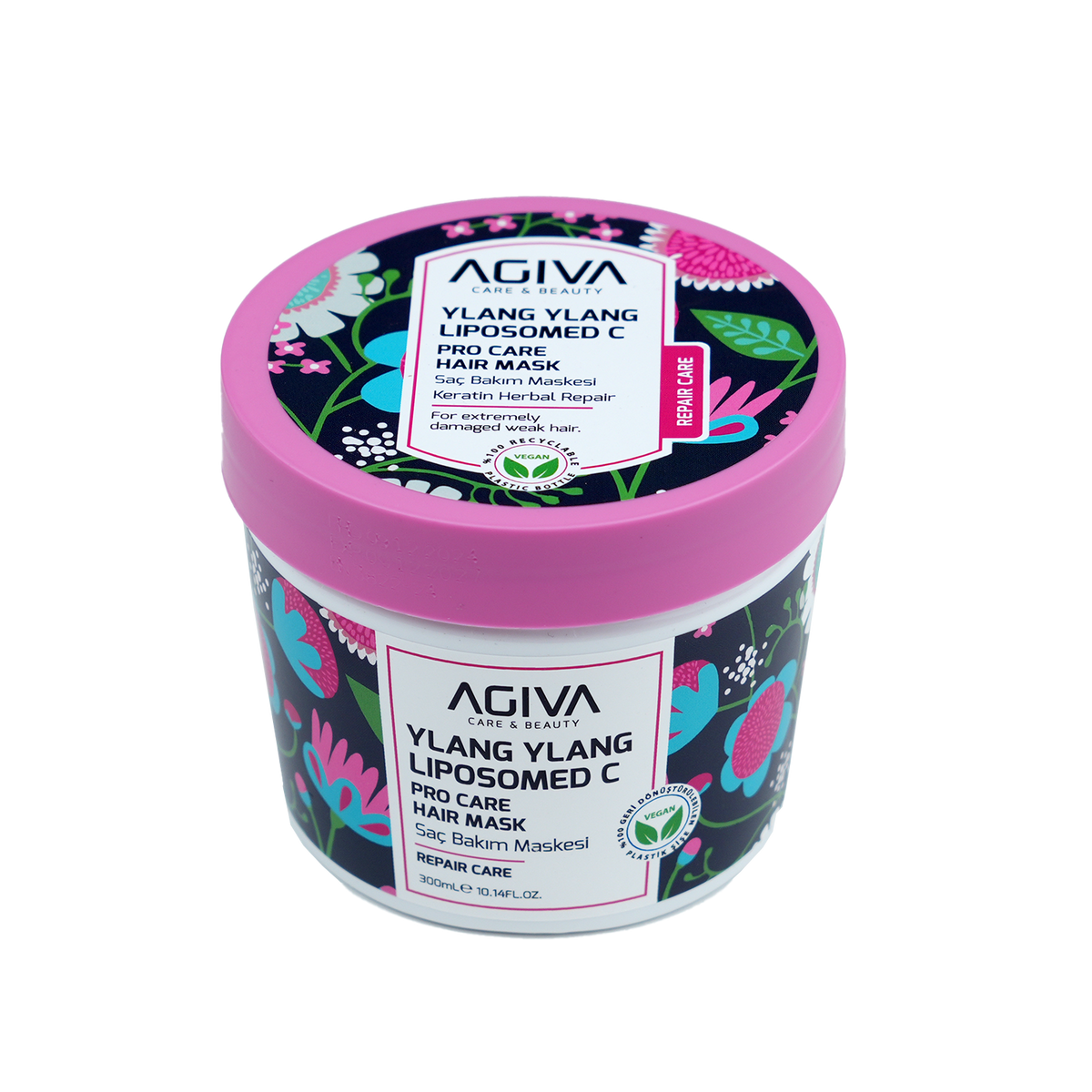 Agiva Ylang Ylang Lıpozom C Pro Care Hair Mask 300ML – Empire Barber Supply