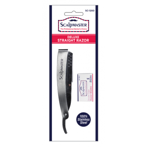 Scalpmaster Deluxe Straight Razor – Empire Barber Supply